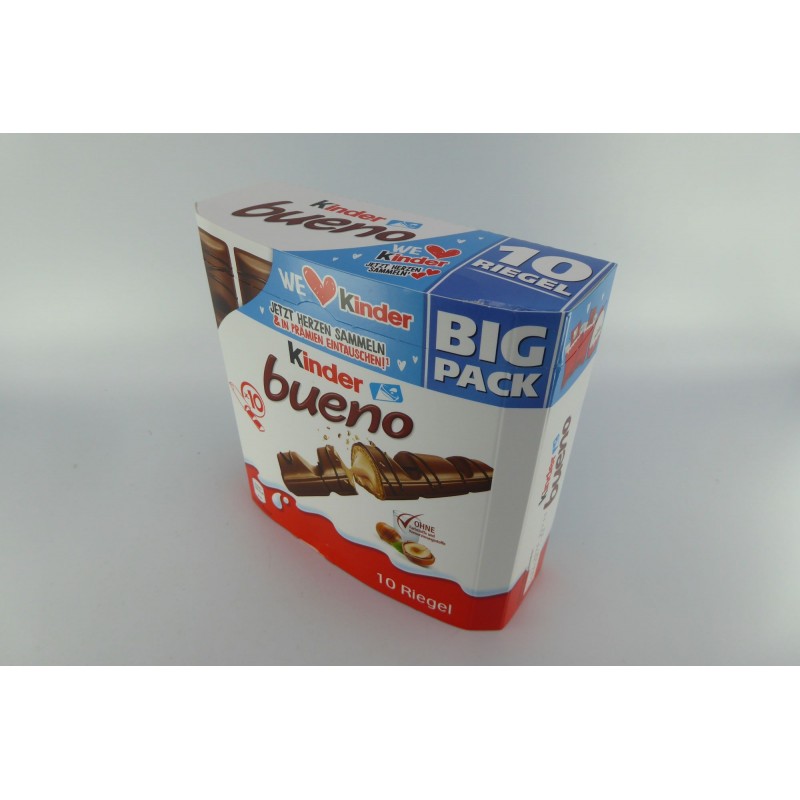 Kinder bueno Big Pack 10 sztuk Wafel z delikatnym mlecznym kremem z ...